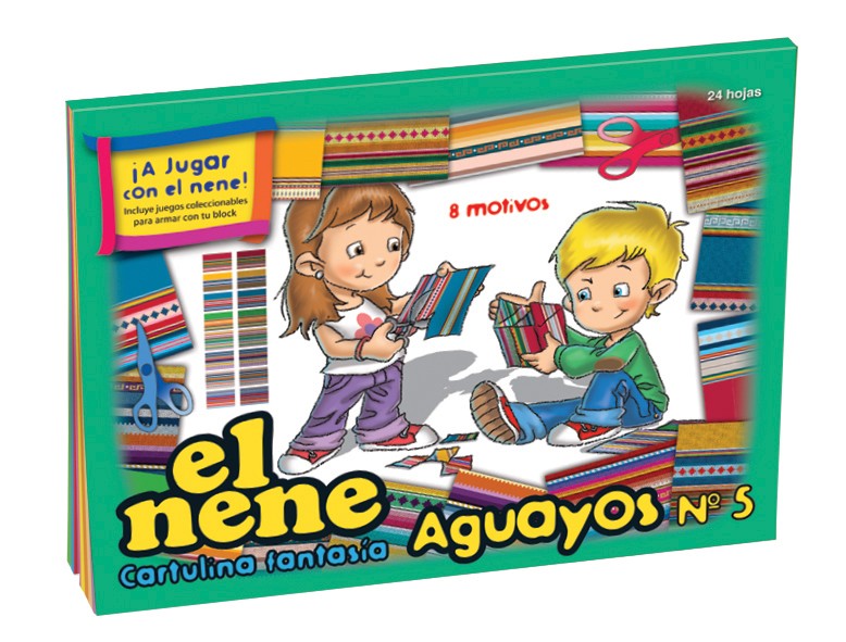 Block El Nene N°5 Aguayos 24 hojas | Angel Estrada Online
